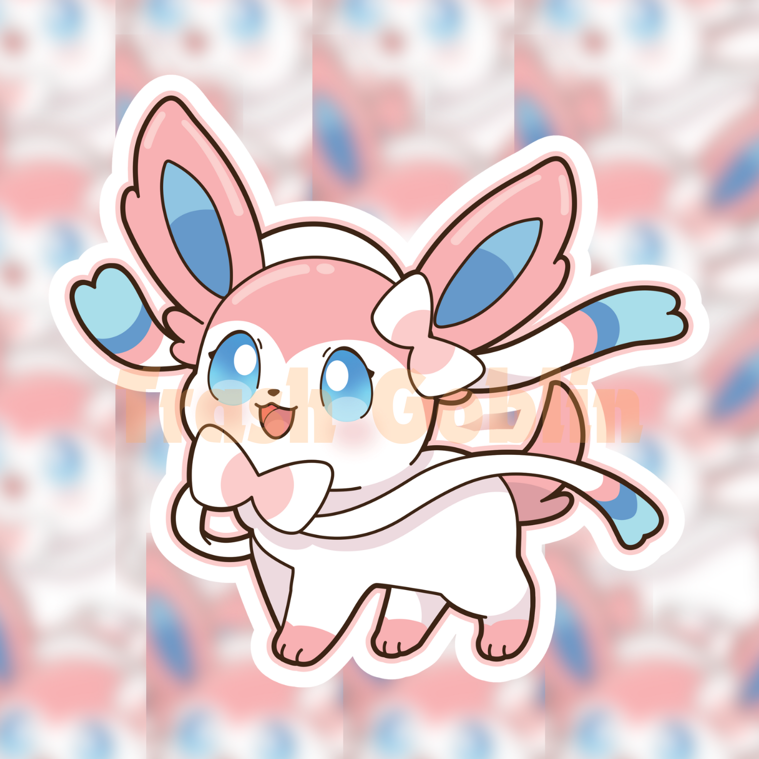 Sylveon Sticker | Trash Goblin Stickers