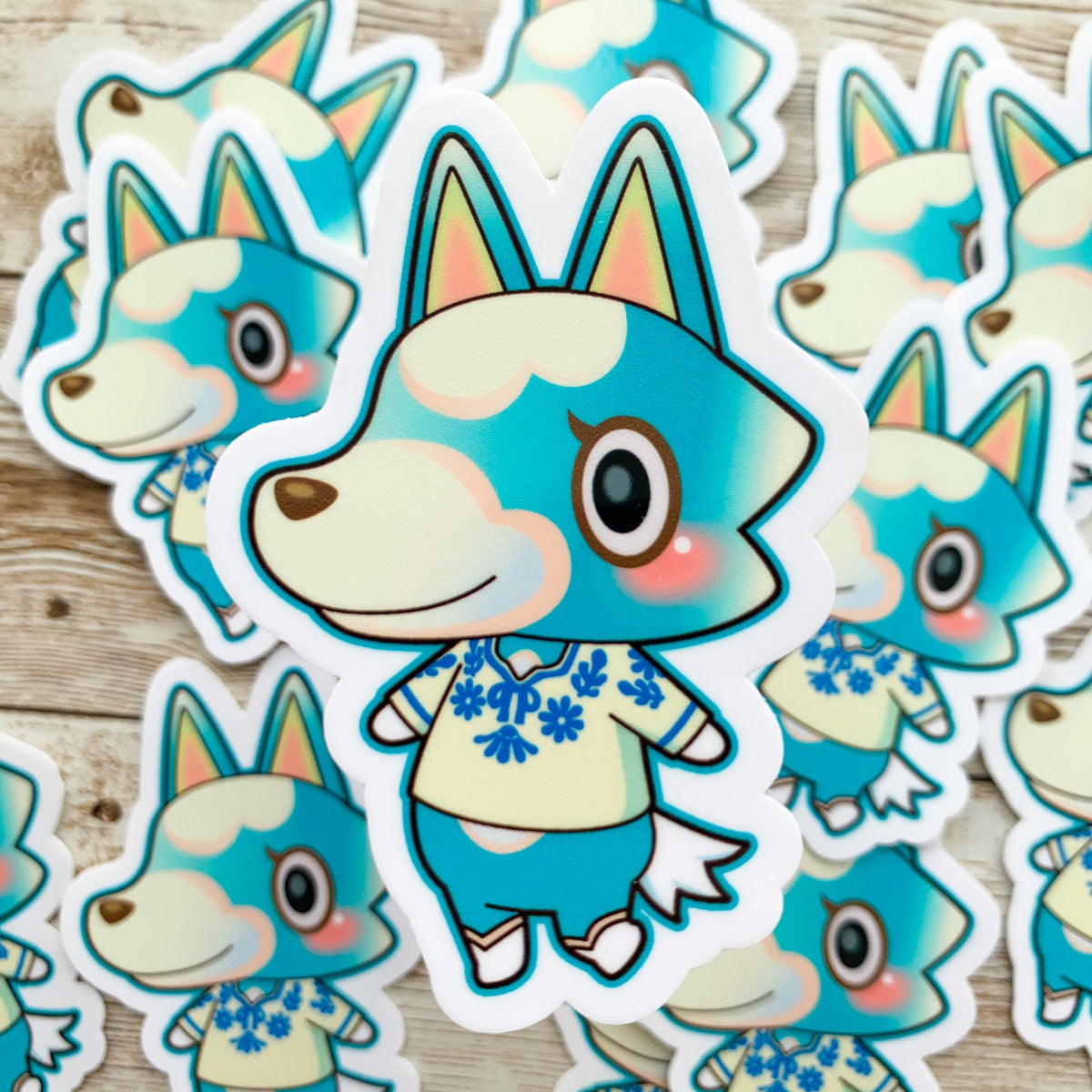 Skye Animal Crossing Vinyl Sticker / New Horizons / ACNH / Waterproof ...