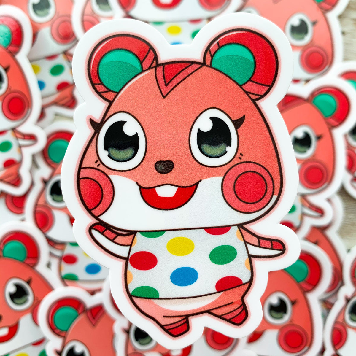 Apple Animal Crossing Vinyl Sticker / New Horizons / ACNH / Waterproof ...